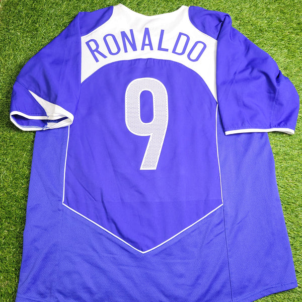 Ronaldo Nike Brazil 2004 Away Soccer Jersey Shirt XL SKU# 116601 ...