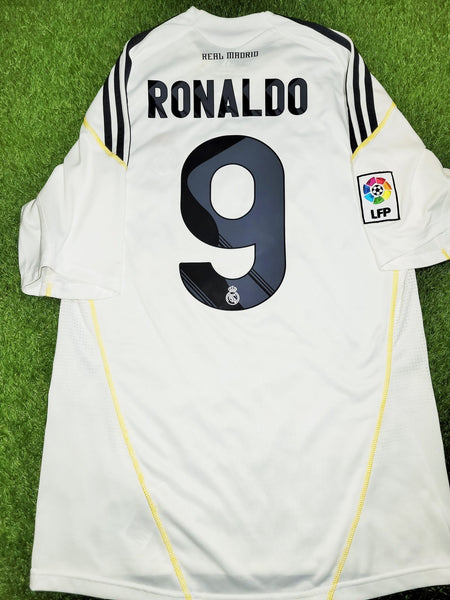 Cristiano Ronaldo Real Madrid 2009 2010 DEBUT Home Soccer Jersey Shirt ...