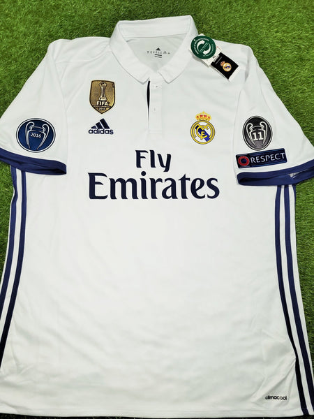 Cristiano Ronaldo Real Madrid 2016 2017 UEFA Home Soccer Jersey Shirt ...