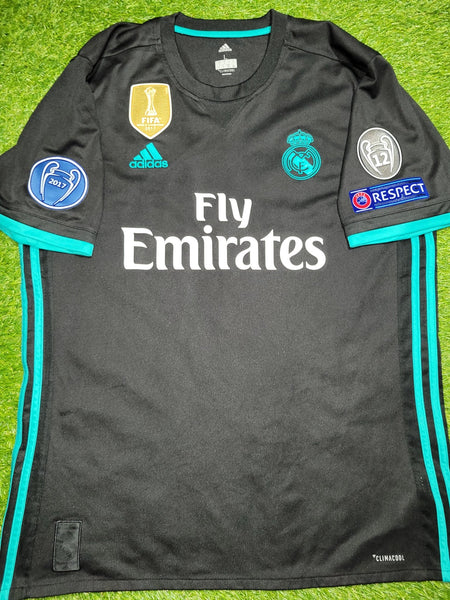 Cristiano Ronaldo Real Madrid 2017 2018 UEFA Away Soccer Jersey Shirt ...