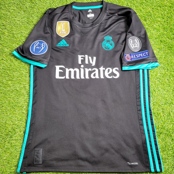 Cristiano Ronaldo Real Madrid 2017 2018 UEFA Away Soccer Jersey Shirt ...