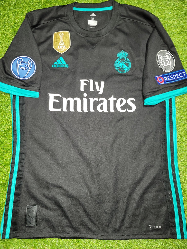 Cristiano Ronaldo Real Madrid 2017 2018 UEFA Away Soccer Jersey Shirt ...