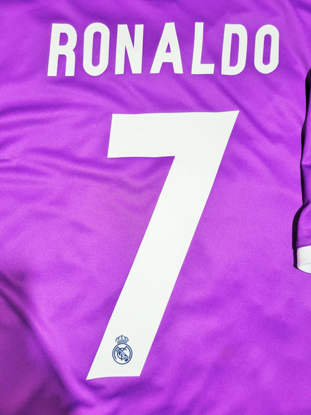 Cristiano Ronaldo Real Madrid 2016 2017 Uefa Final Purple Away Soccer