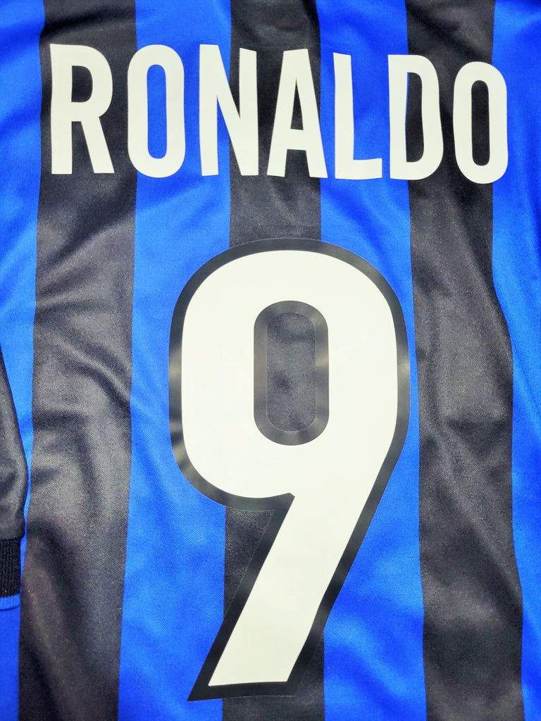 Ronaldo Inter Milan 1998 1999 UEFA Home Soccer Jersey Shirt XL ...