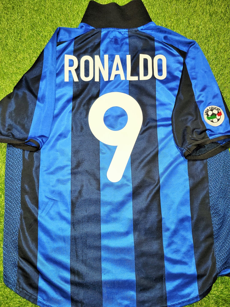 Ronaldo Inter Milan 2001 2002 Home Soccer Jersey Shirt XL ...